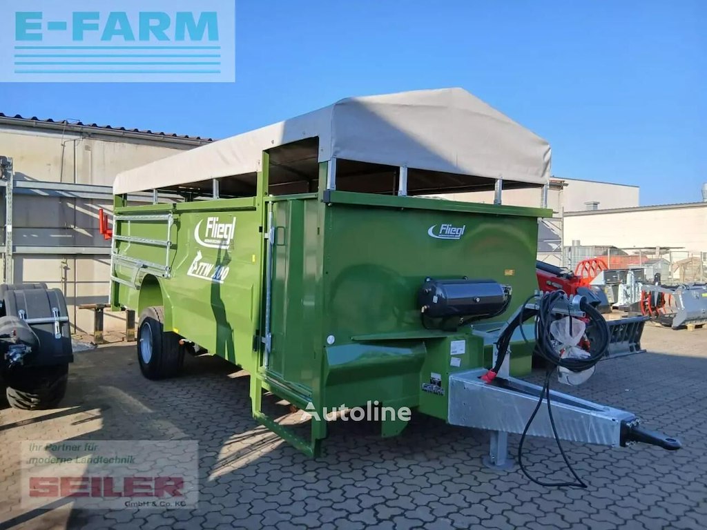 Fliegl Fliegl ttw 100 einachs prikolica za prevoz stoke