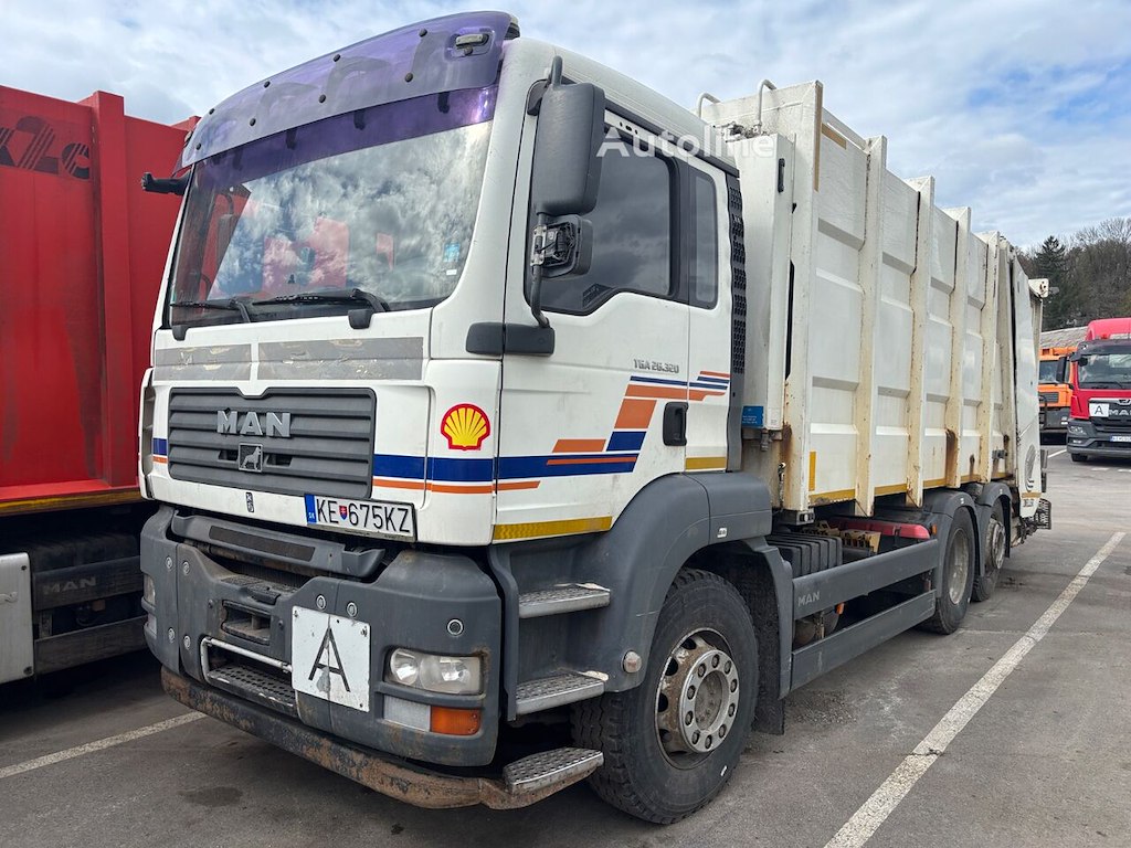 Prodaje se MAN TGA 26.320 6X2-2 BL kamion za smeće na aukciji