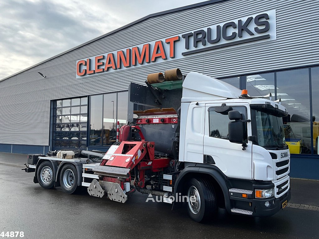 Scania P 280 6x2 Euro 6 VDL Translift zijlader Just 159.334 km! kamion za smeće