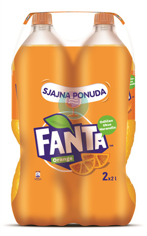 FANTA ORANGE 2X2L