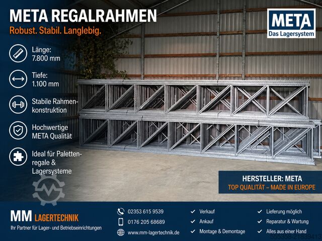 Industrijska polica
Palettenregal Meta Rahmen 7800 mm