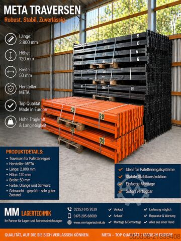 Skladištenje paleta
Meta Palettenregal Traversen 2800 mm