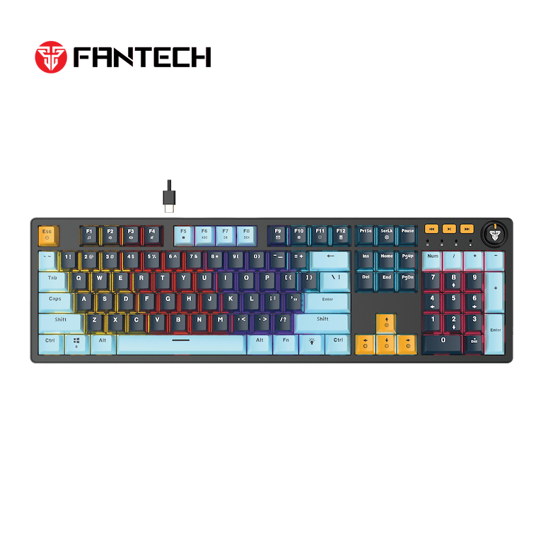 GEJMERSKA MEHANICKA TASTATURA FANTECH MK893S ATOM107S BLUE TARO SWITCH
