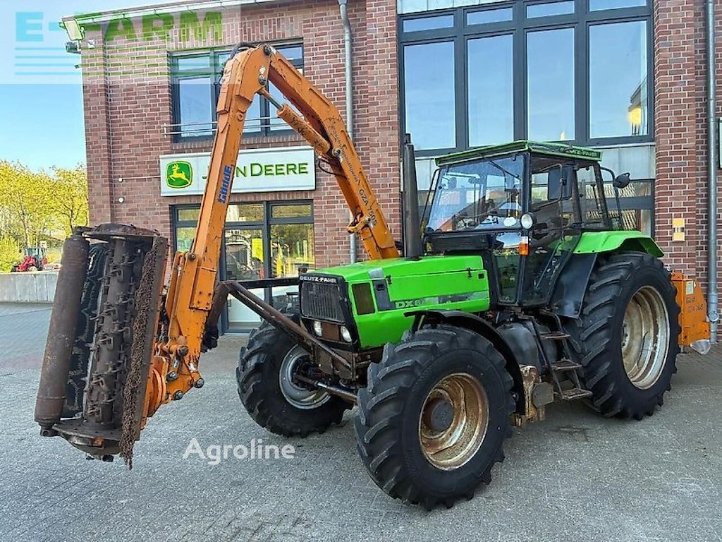 Deutz-Fahr dx 6.06 + gödde mähausleger traktor točkaš