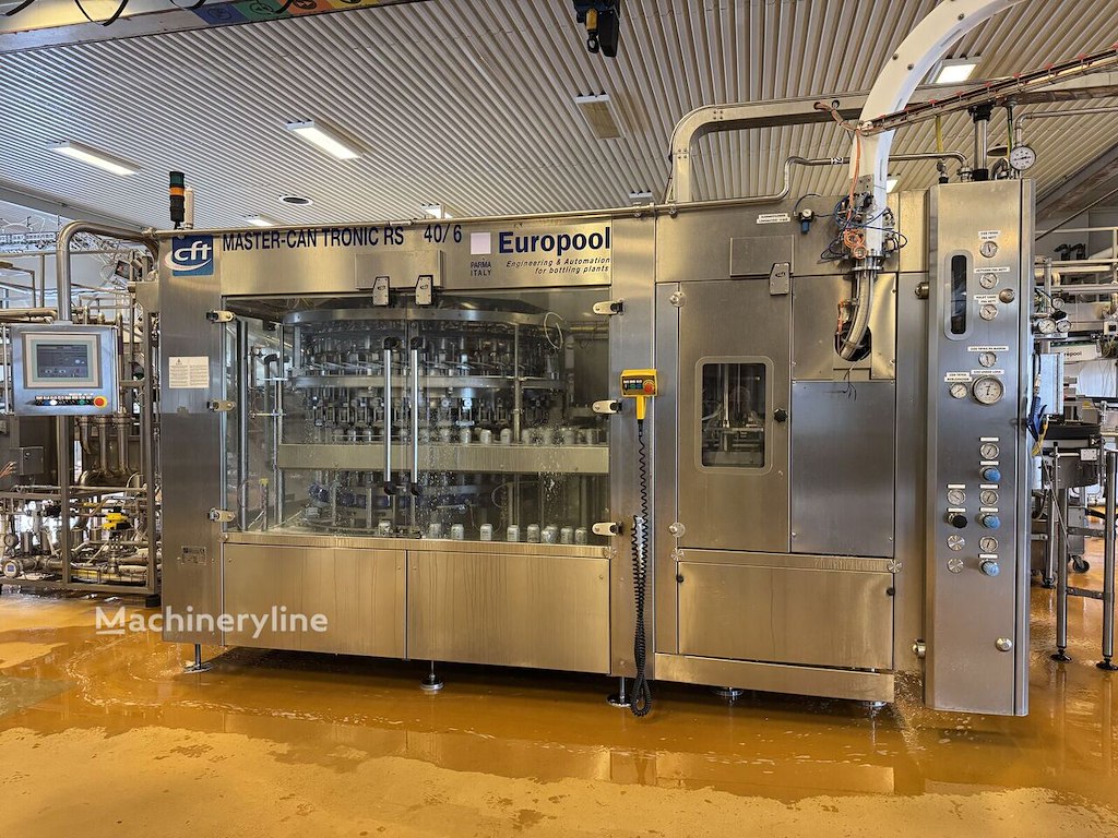 Nova CFT Master Can Tronic RS 40/6 linija za punjenje limenki