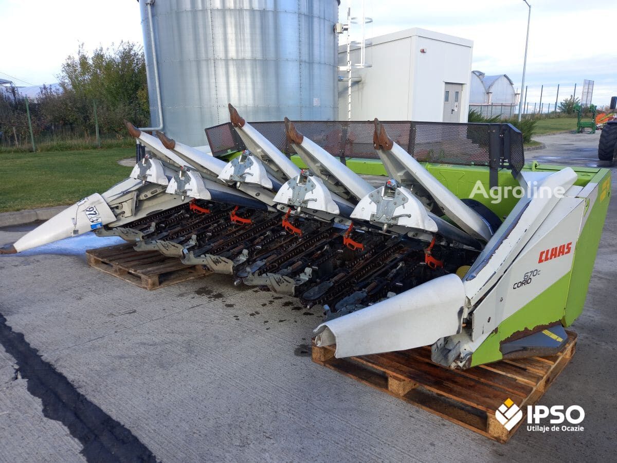 Claas Corio 670C žetelica za kukuruz