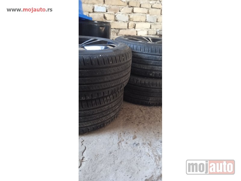 Četri aluminijumske felne R17, 5x110 sa gumama