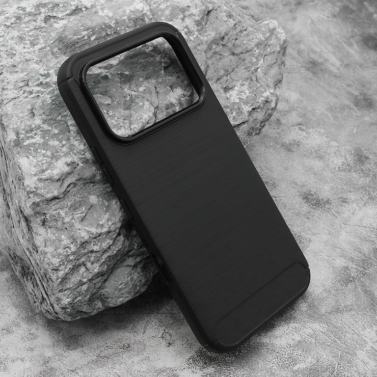 Futrola silikon BRUSHED za Honor 600 Pro crna