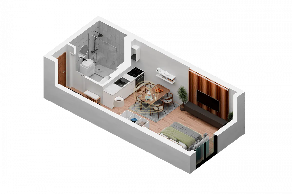 Prodaja, garsonjera, 31m², Centar, Novi Sad