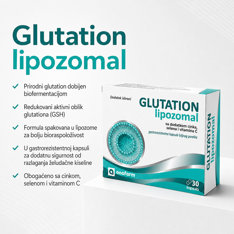 Glutation lipozomal – 30 kapsula