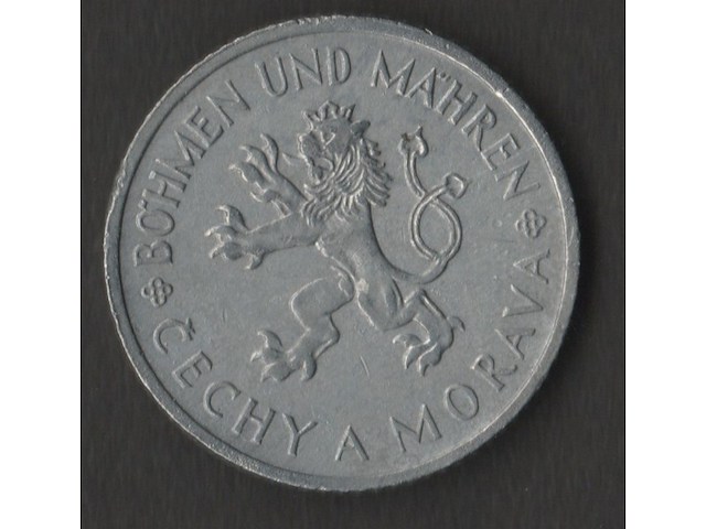 1 Koruna - 1941 - Bohemia and Moravia