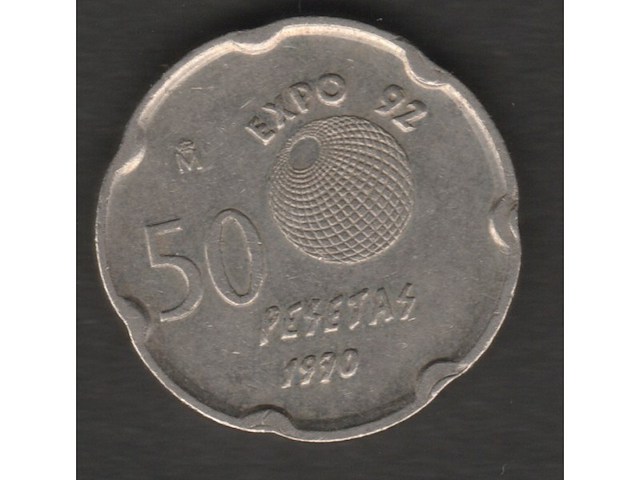 50 Pesetas (Expo `92) - 1990 - Spain, Španija