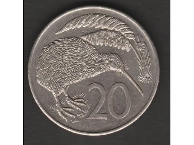 20 Cents, Centi  - 1982 - New Zealand, Novi Zeland