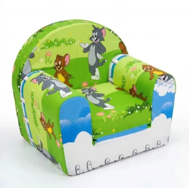 Dečija foteljica na razvlačenje Tom & Jerry zelena