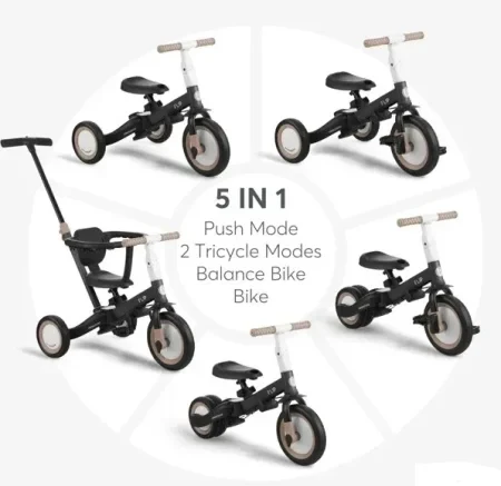 Kikka Boo Tricikl FLIP 5in1 black KKB21150