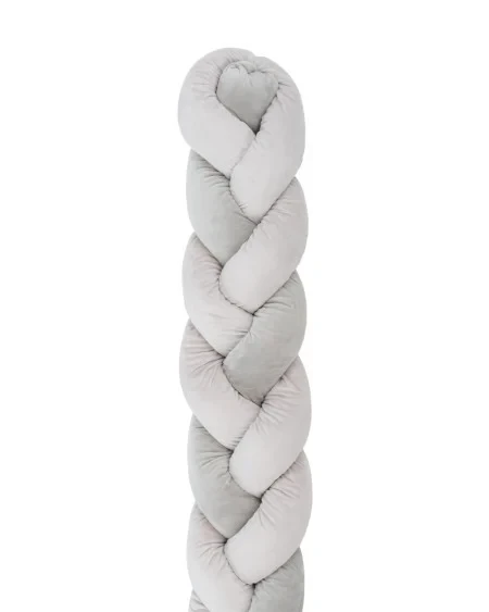 Kikka Boo Pletenica za krevetac trostruka 180 cm grey KKB51141