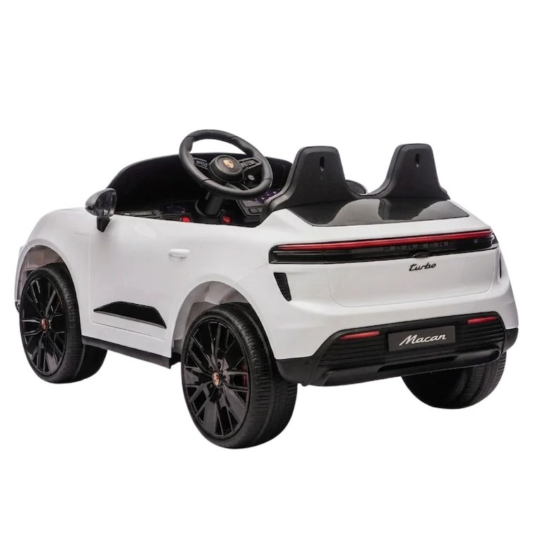 Auto na akumulator Licencirani Porsche Macan SUV za decu Beli