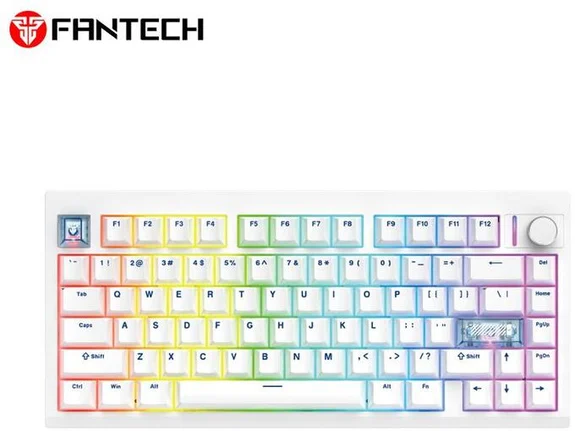 Tastatura mehanička Gaming Fantech MK921 Maxfit 8 Wireless bela (white switch)
