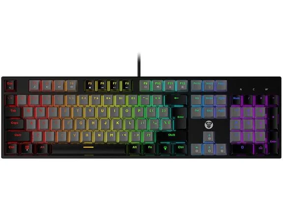 Tastatura mehanička Gaming Fantech MK886 RGB Atom siva (Blue switch)