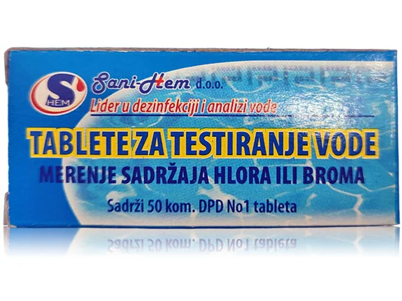 Sani-Hem Test tablete za hlor i brom u vodi 50/1