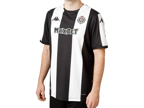Kappa Dres za dečake Kombat Youth 2026 Home Partizan 311Q43W-A00D