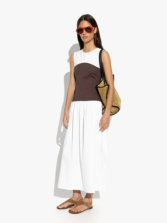 LONG SLEEVELESS DRESS