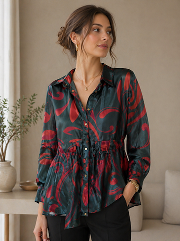 Tuğçe & Ece zelena bluza – NOVO