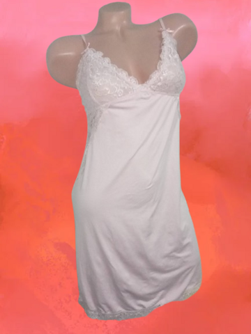 ❤️Neck Nightgown - LASCANA - Rose Solid ❤️M-L