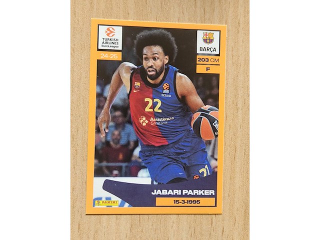 EuroLeague Panini 2024-25 broj 182
