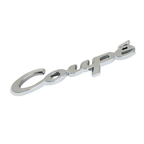 Natpis 3D amblem – Coupe hrom – 07231