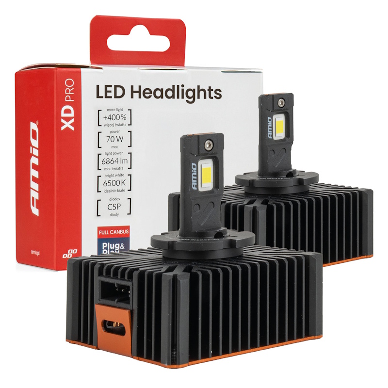 Sijalice LED D5S XD Pro LED Full Canbus 70W (2 kom) – Amio 04683