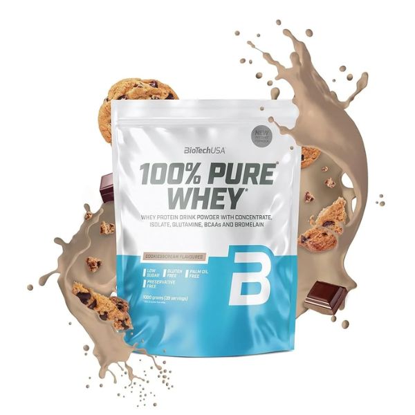 BioTechUSA 100% Pure Whey 454g Cookies & Cream