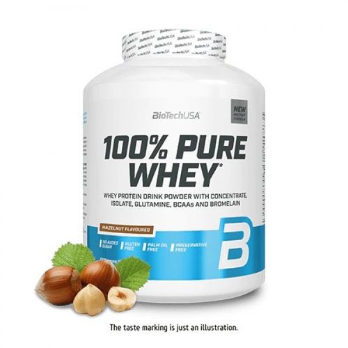 BioTechUSA Pure Whey protein 2,27kg Lešnik