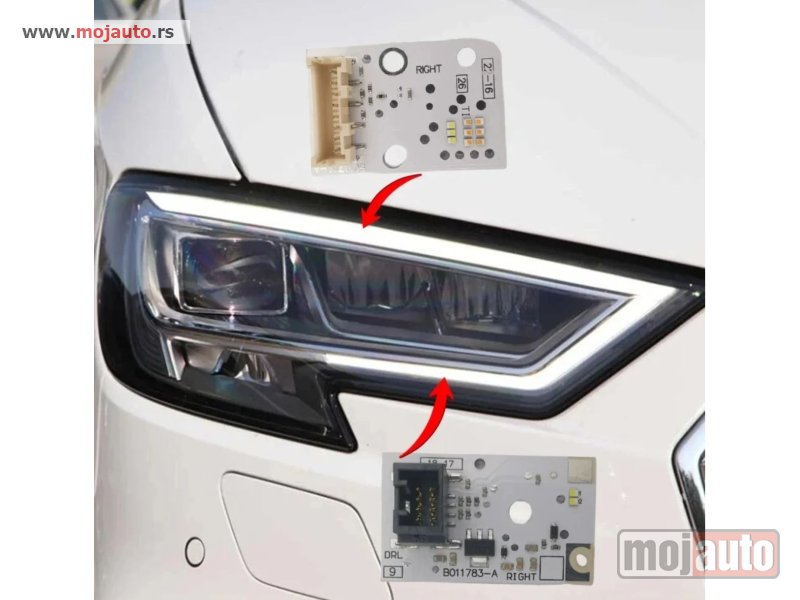 LED DRL Modul Audi A3 S3 8V0998473A 8V0998474A B011783-A B011782-A