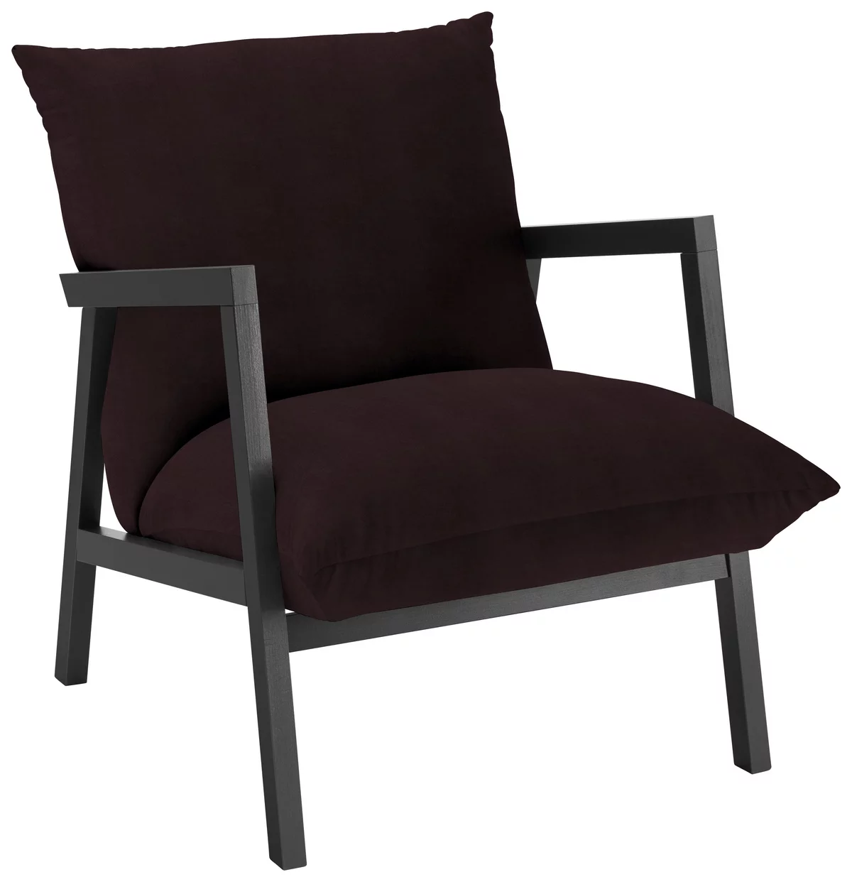 Carryhome FOTELJA 63/76/80 cm , tamnobraon