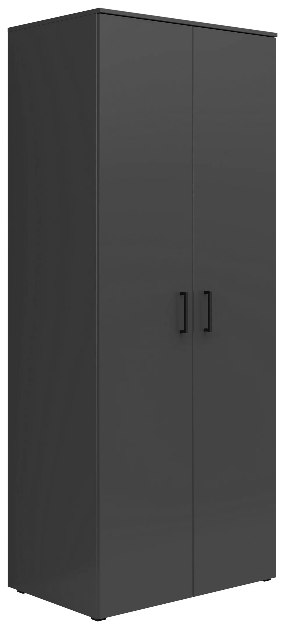 Carryhome VIŠENAMENSKI ORMAR grafitno siva 80/195/52 cm