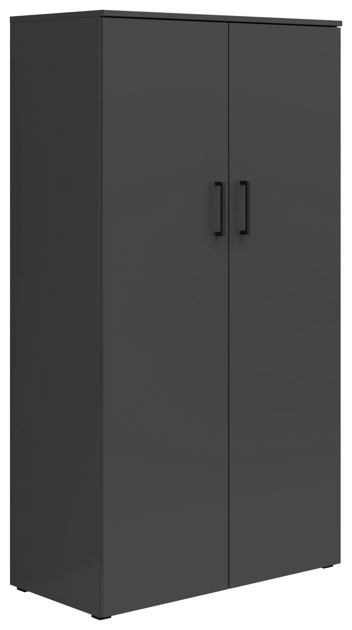 Carryhome VIŠENAMENSKI ORMAR grafitno siva 80/147/40 cm