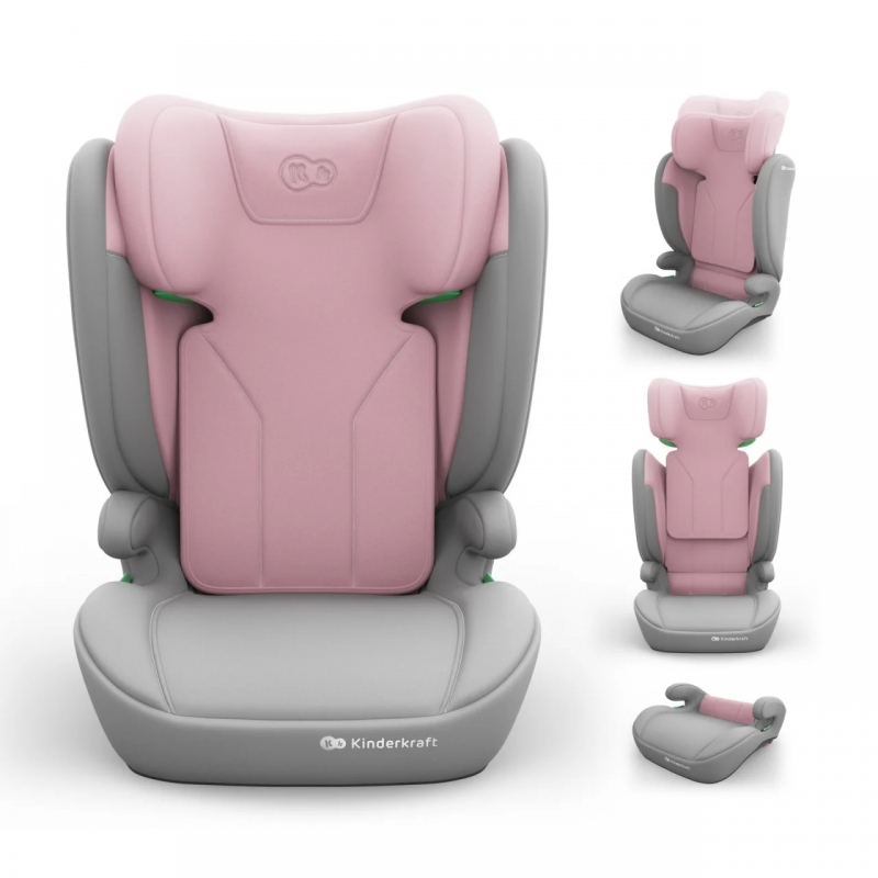 KINDERKRAFT I-SPARK 2 PLUS I-SIZE AUTO SEDIŠTE PINK