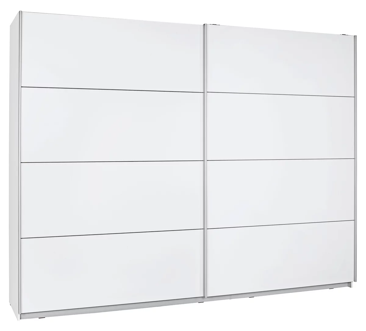 ORMAR - VISEĆA KLIZNA VRATA bela 220/210/61 cm