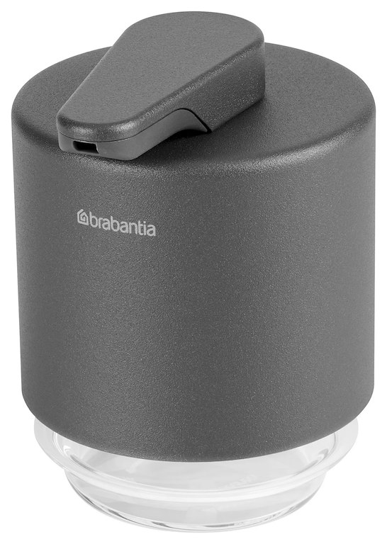 Brabantia DOZATOR ZA TEČNI SAPUN siva, providno metal, staklo