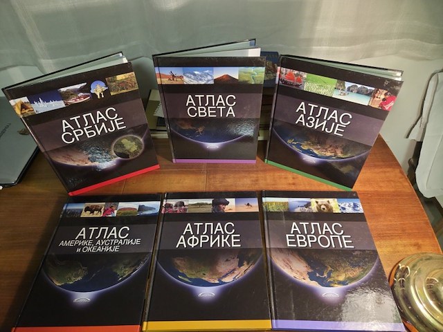 Atlas sveta u šest knjiga Komplet 1 - 6