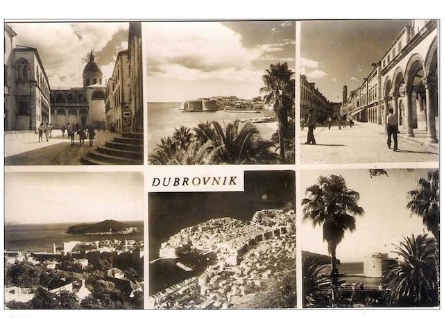 DUBROVNIK,putovala 1962.