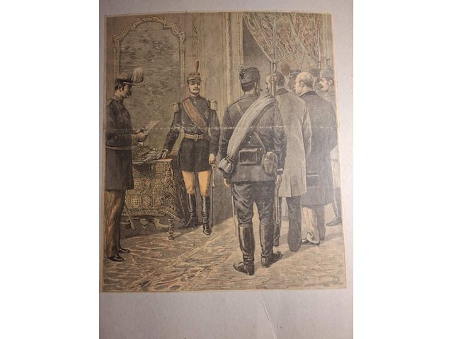 Aleksandar Obrenović, 1893.