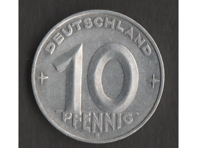 10 Feninga, Pfennig - 1953 E - DDR