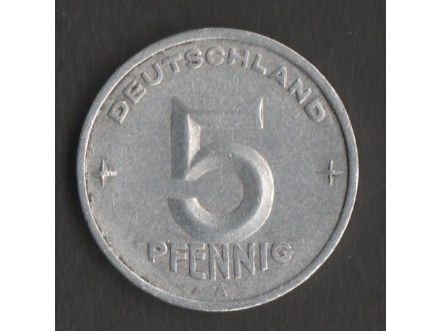 5 Feninga, Pfennig - 1949 A - DDR