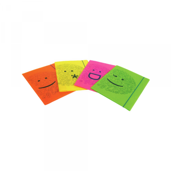 Fellowes Fascikla sa gumicom Fellowes Shock&Smile miks boja 0207001