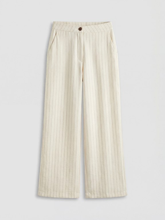 XSIDE Standardne Prugaste Ženske Pantalone
