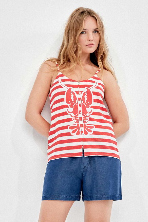 Pyjama mit Hummer-Print