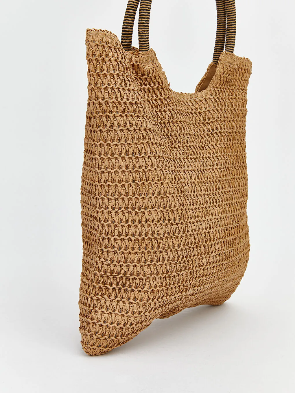 LCW ACCESSORIES Pletena Ženska Torba Za Plažu Sa Šarom
