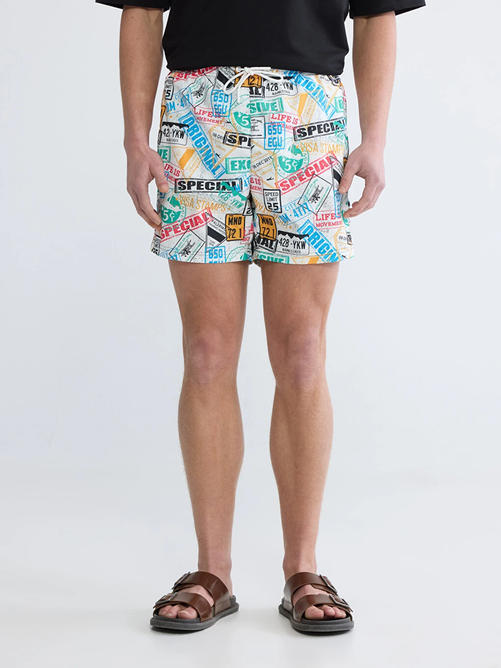 LCW SWIMWEAR Štampani Muški Šorts Za Plivanje